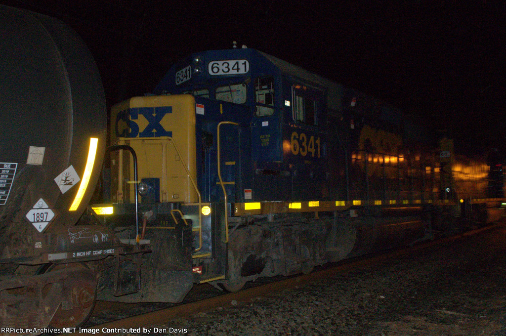 CSX GP40-2 6341 on C746-22
